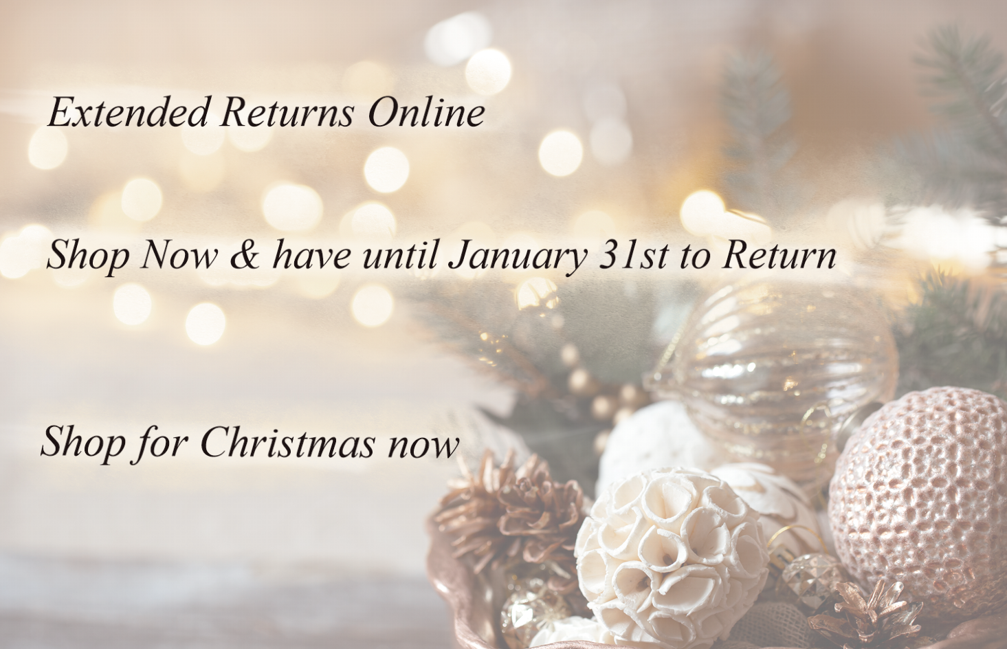 Extended Returns until January 31st – Treehouse Sporting Colours